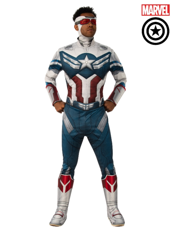 Captain America Deluxe Falcon Winter Soldier Men's Costume | Fancy That ...